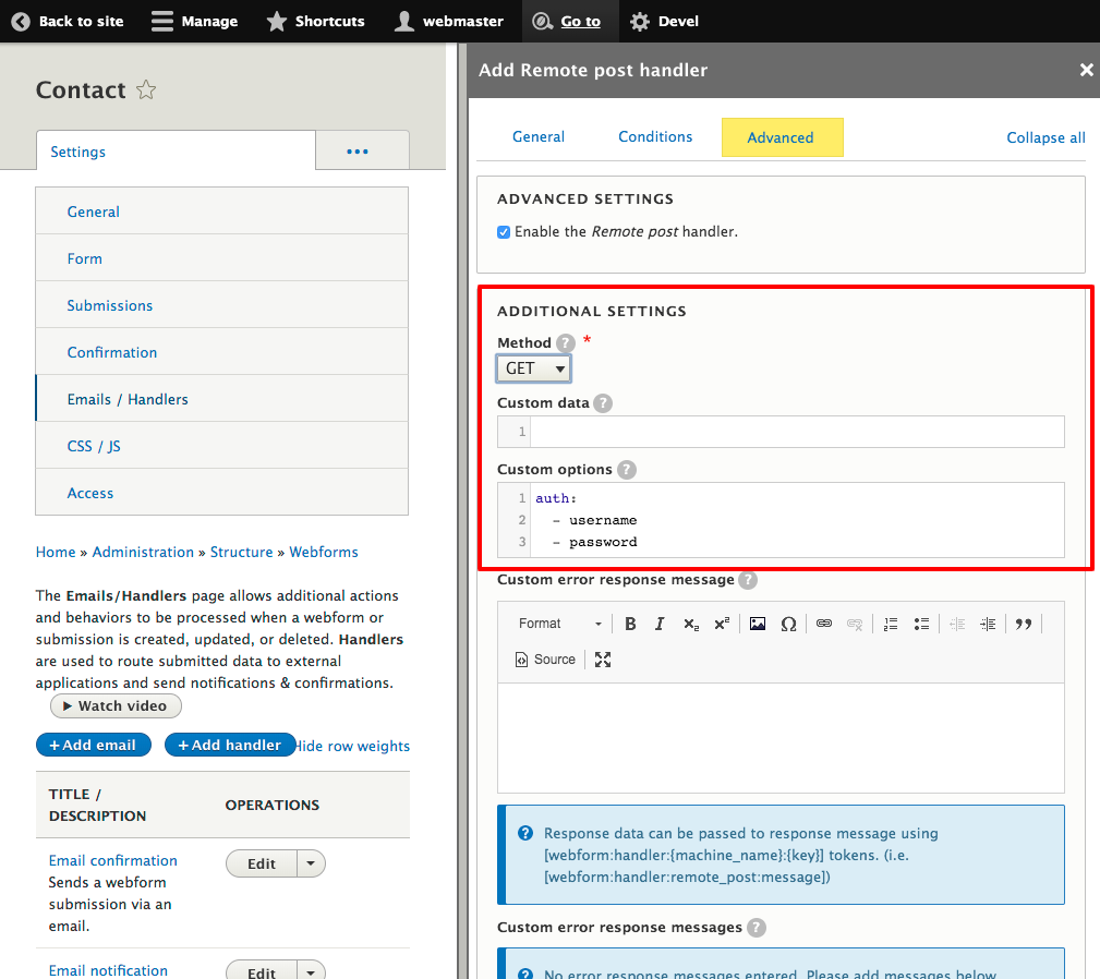 Remote Post Authentication Format 3056017 